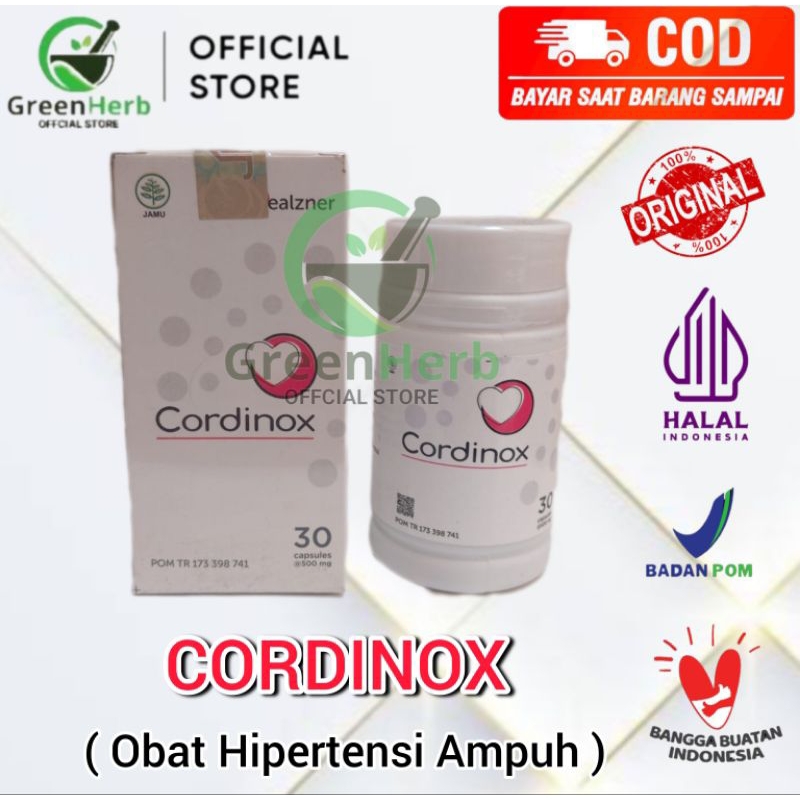 Jual Cordinox Asli Original 100% Original Herbal Obat Hipertensi Darah ...
