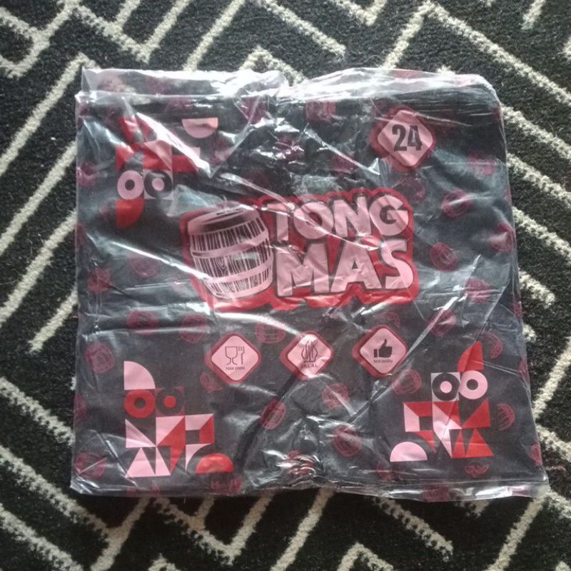 Jual Kantong Plastik Tong Mas 24 Hitam / Kantong Plastik Tanggung ...