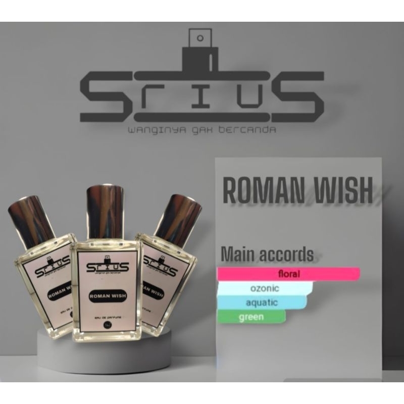 Jual SRIUS PERFUME - ROMAN WISH eau de perfume 35ml | Shopee Indonesia