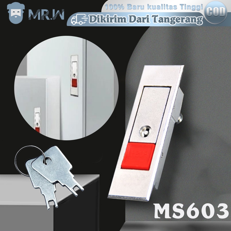 Jual Kunci Box Listrik Set Ms603-1 Kunci Panel Push Lock Push Button ...