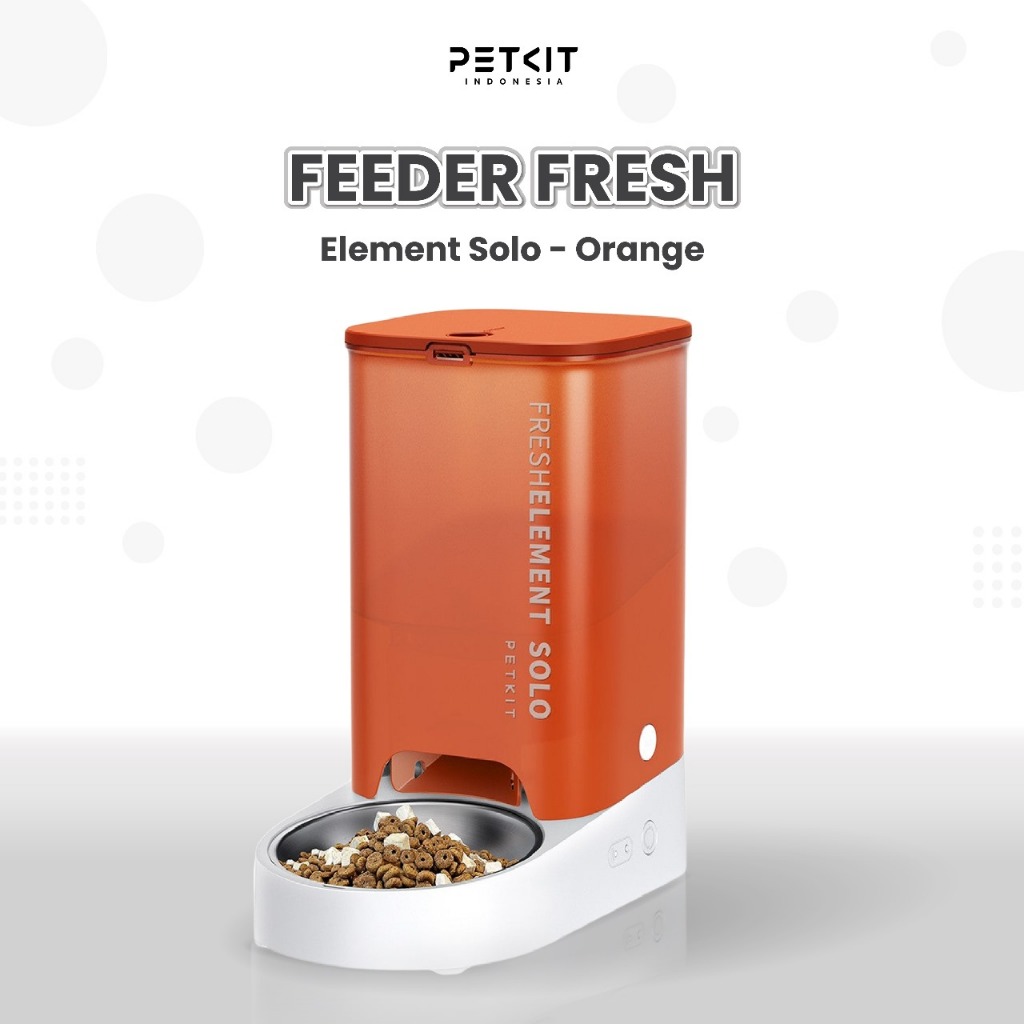 Jual PETKIT Fresh Element SOLO Pet Feeder Orange | Shopee Indonesia