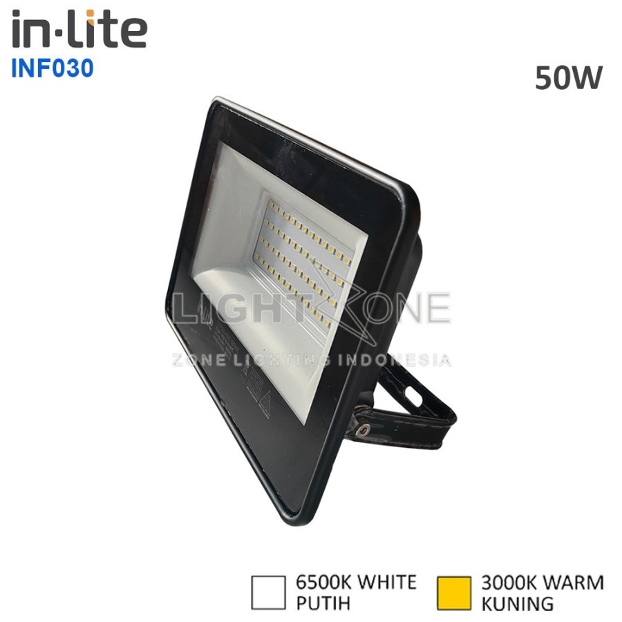 Jual Lampu Sorot Outdoor LED INLITE INF030 50 WATT Waterproof IP65 ...