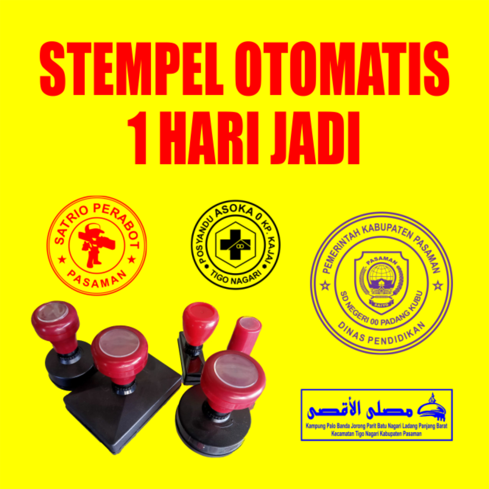 Jual DIJAMIN MURAH DAN BERKWALITAS, Stempel, Stempel Otomatis, Stempel ...