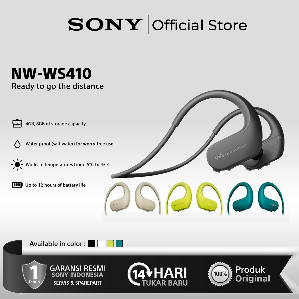 Jual SONY NW-WS413/BM E - Hitam | Shopee Indonesia