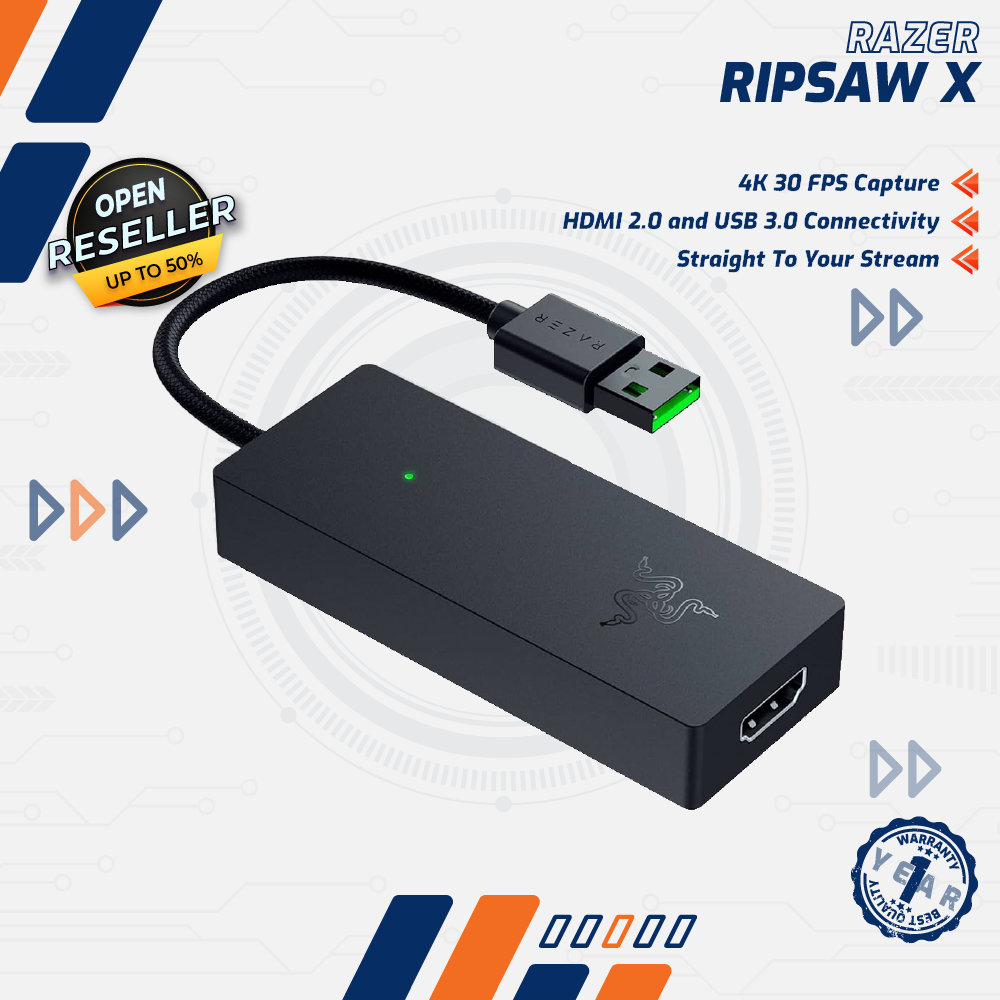 Jual Razer Ripsaw X - USB Capture Card with Camera Connection for Full ...