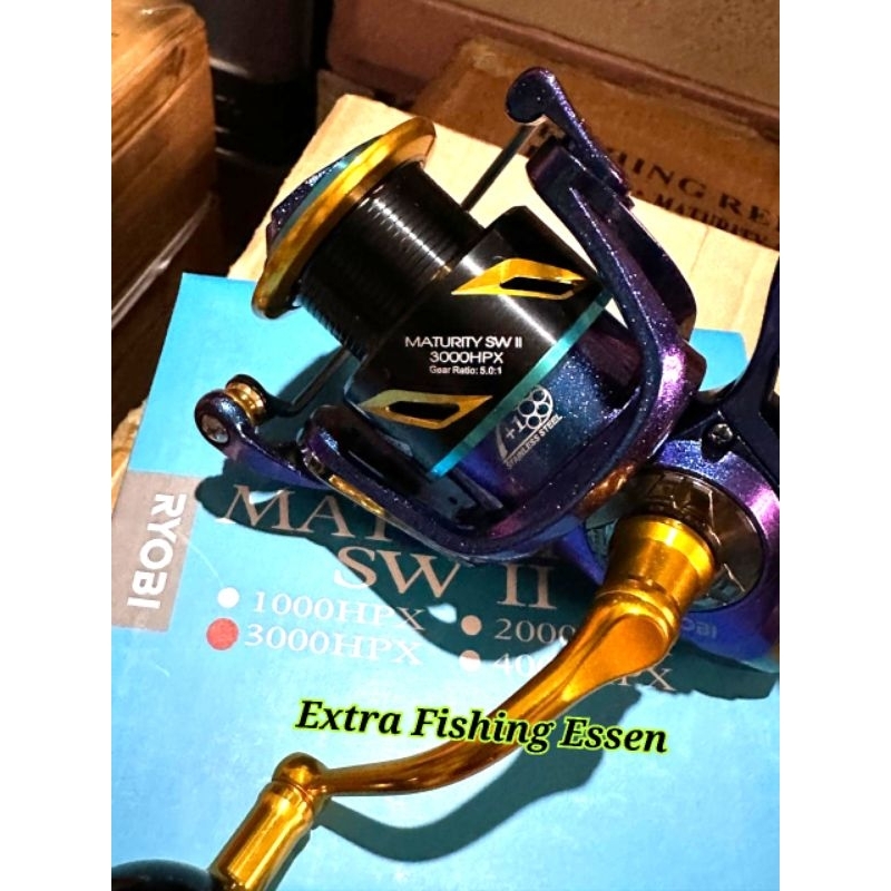 Jual Reel Ryobi Maturity SW II Tipe Terbaru Power Handle Spinning Reel | Shopee Indonesia