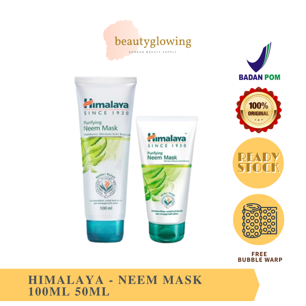 Jual Himalaya Purifying Neem Face Mask 50ML 100ml - Masker Wajah Untuk ...