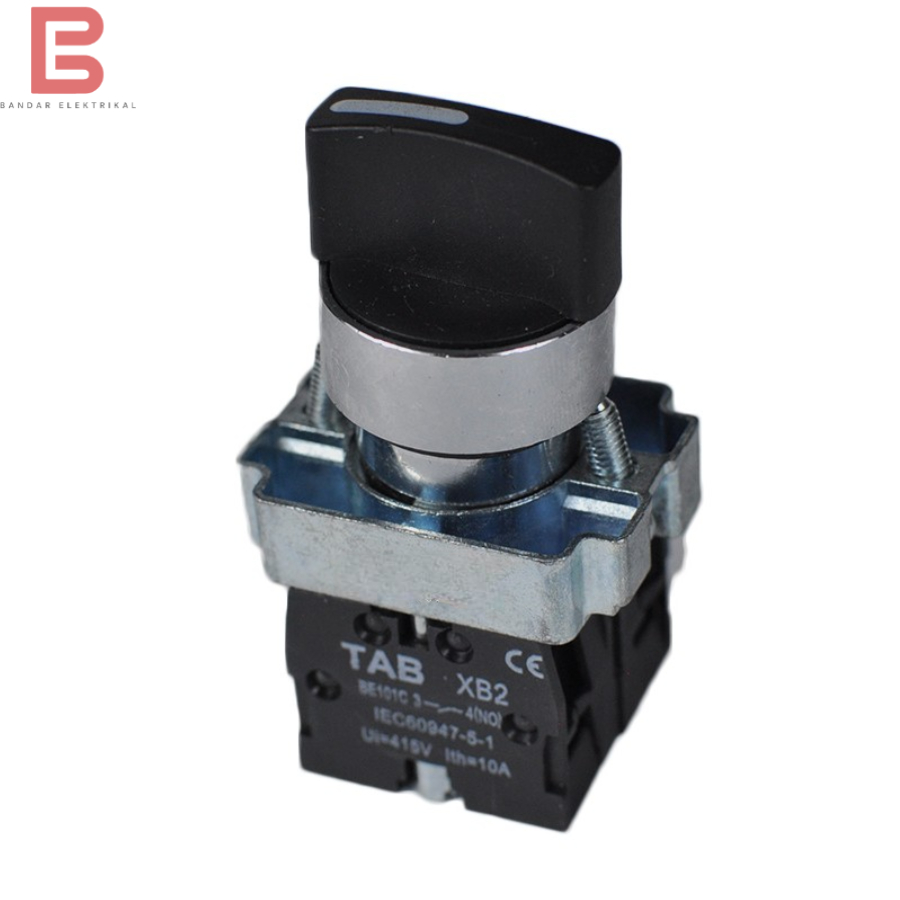 Jual Selector Switch 3 posisi Spring-Return 22mm TAB LAY5-BD53 | Shopee ...