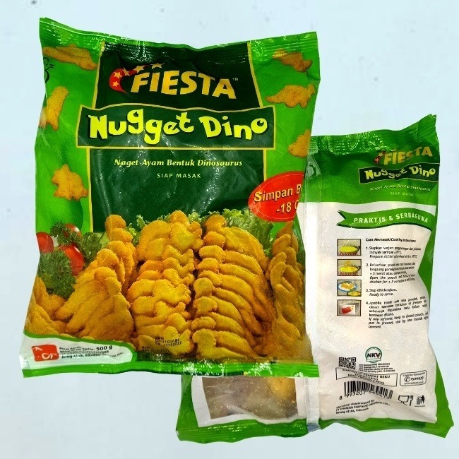 Jual Fiesta Nugget Dino 500gr Naget berbentuk Dinosaurus 500 gram | Shopee Indonesia