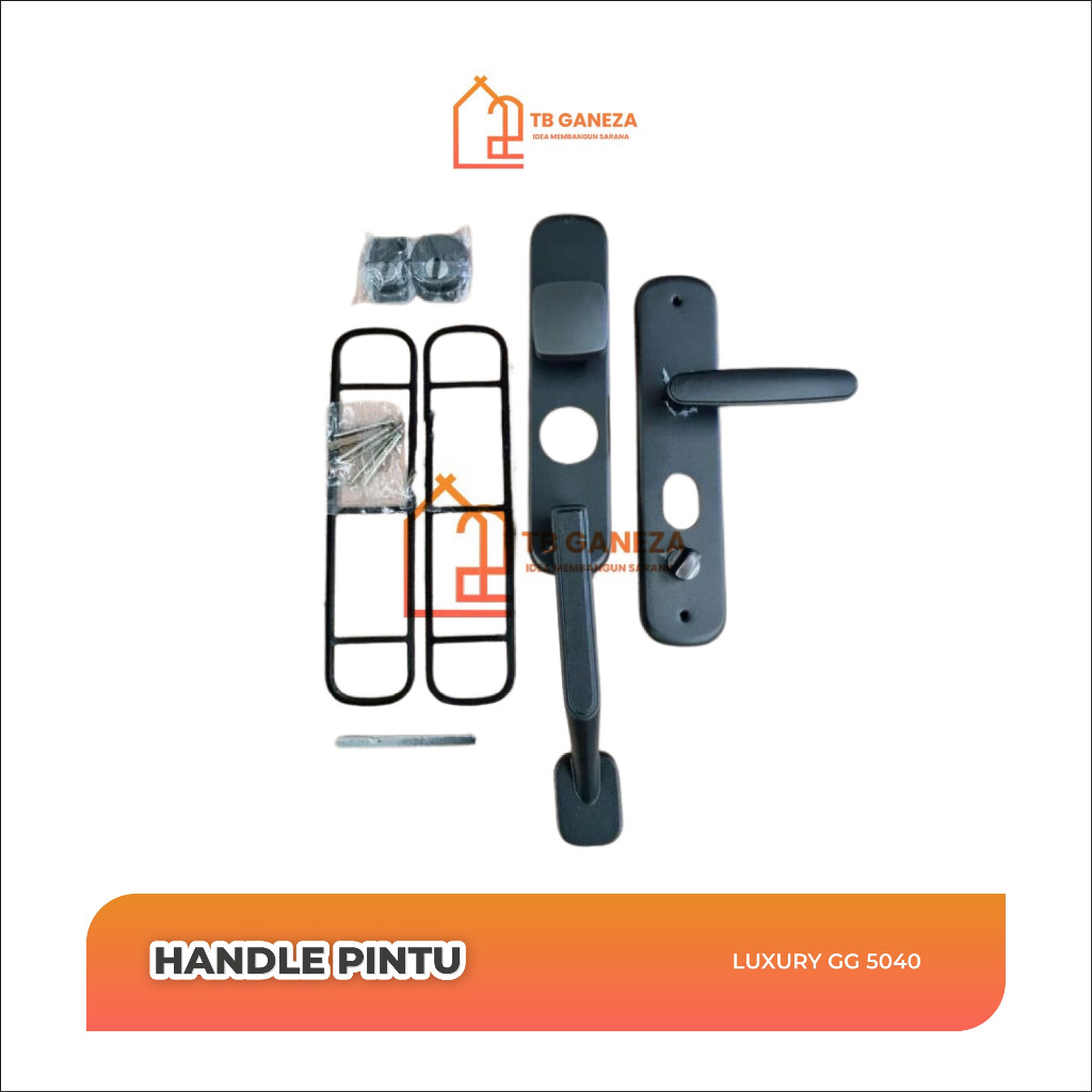 Jual TB GANEZA - HANDEL LUXURY GG-5040 BLACK Gagang Pintu Gaya Eropa ...