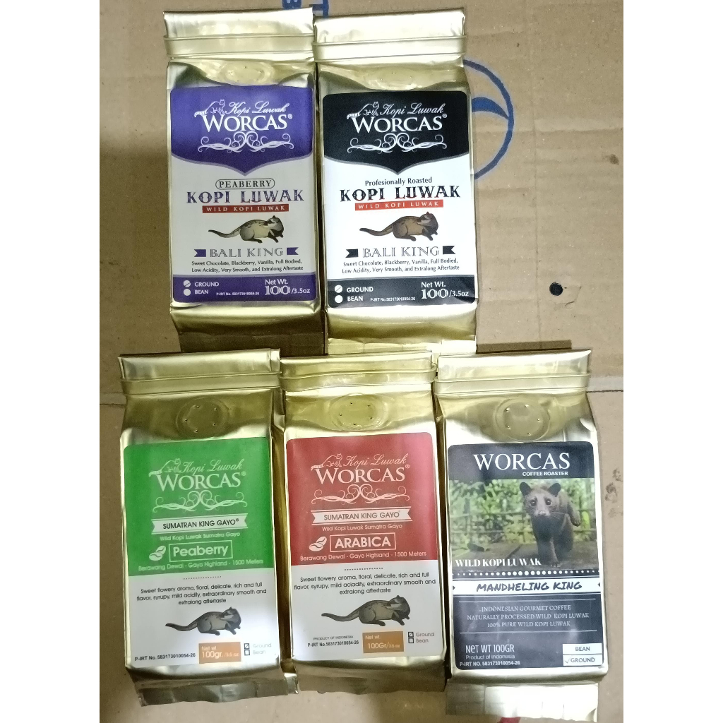 Jual Kopi Luwak Worcas 100 gr (bubuk) | Shopee Indonesia