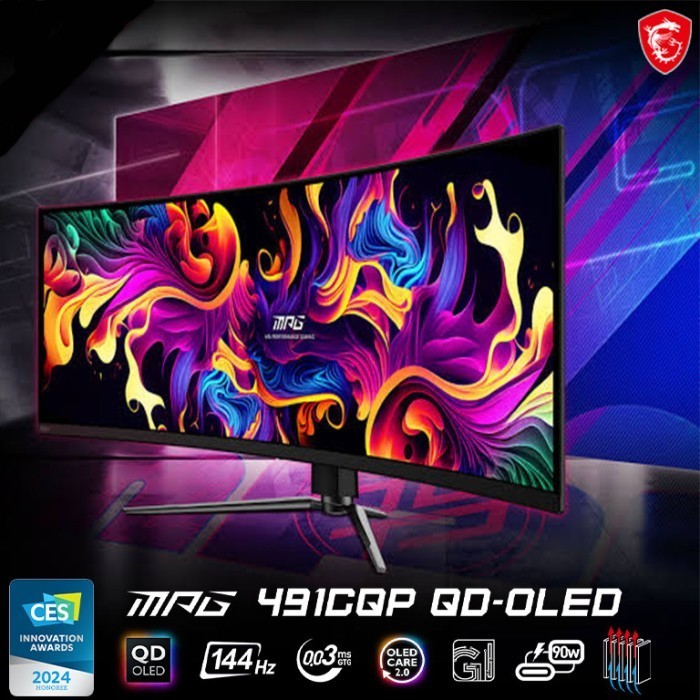 Jual Monitor LED MSI MPG 491CQP QD-OLED Gaming - Curved DQHD 144Hz 49 ...