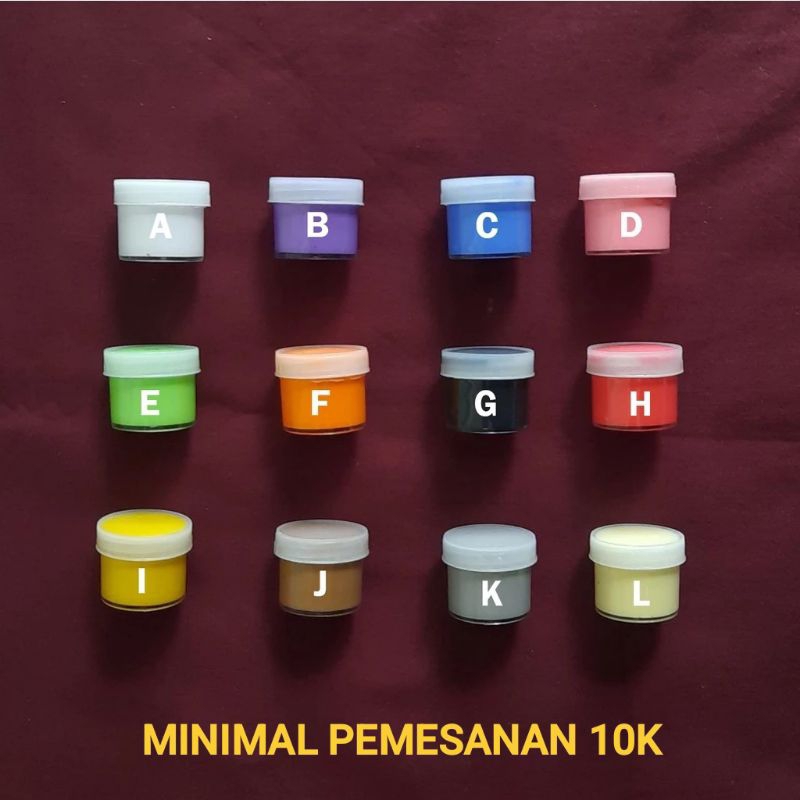 Jual SATUAN CAT POT 10CC >Termurah! Cat Serbaguna Cat Patung Lukis 10Cc ...