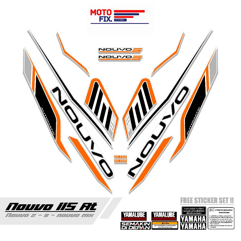 Jual Stiker Striping Decal List Polet Body Motor Yamaha Nouvo S Nouvo Z ...