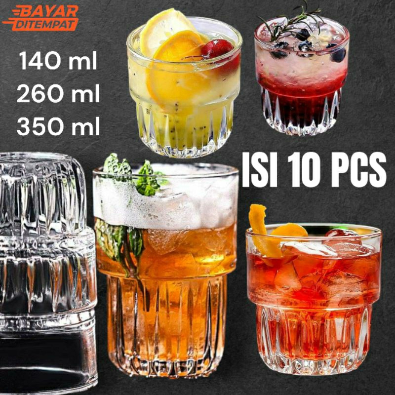 Jual One Two Cups Gelas Kaca Kristal Old Fashioned | Shopee Indonesia