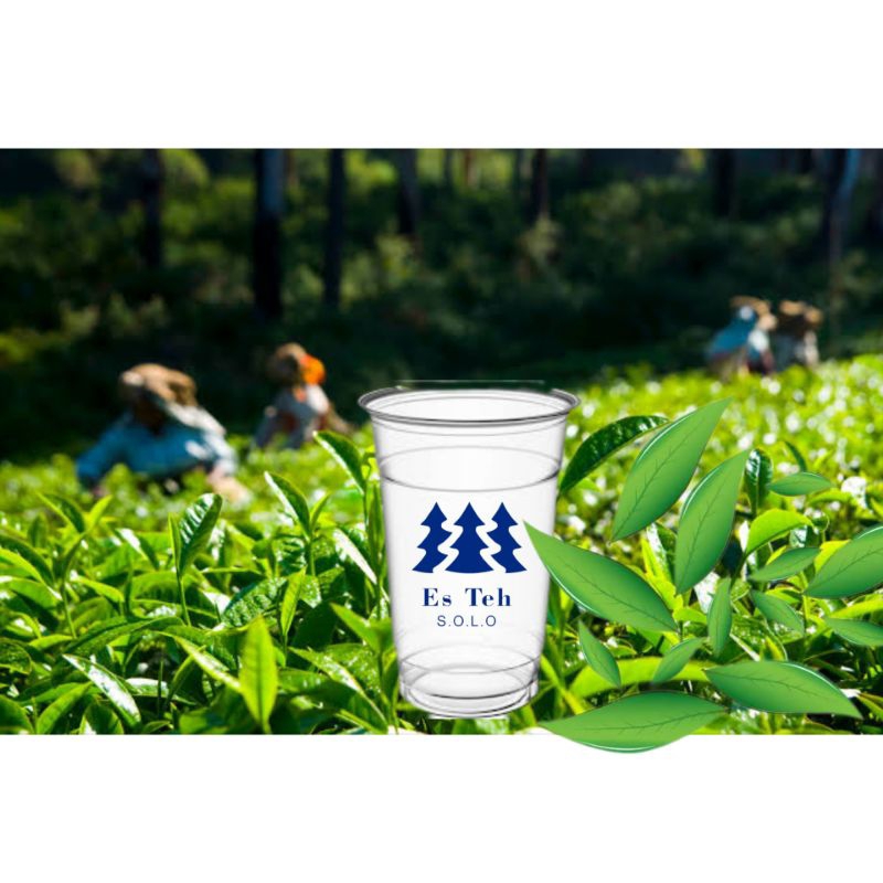 Jual STIKER LABEL ES TEH UK 5x5 bulat isi 100pcs srtiker | Shopee Indonesia