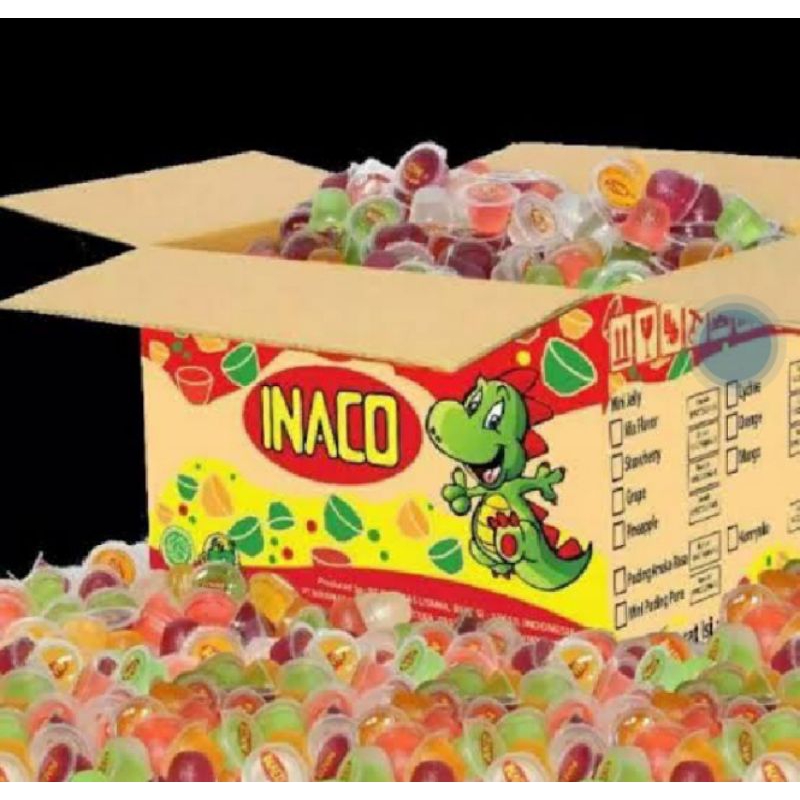 Jual Agar Agar Inaco 1 kg isi 64 pcs | Shopee Indonesia