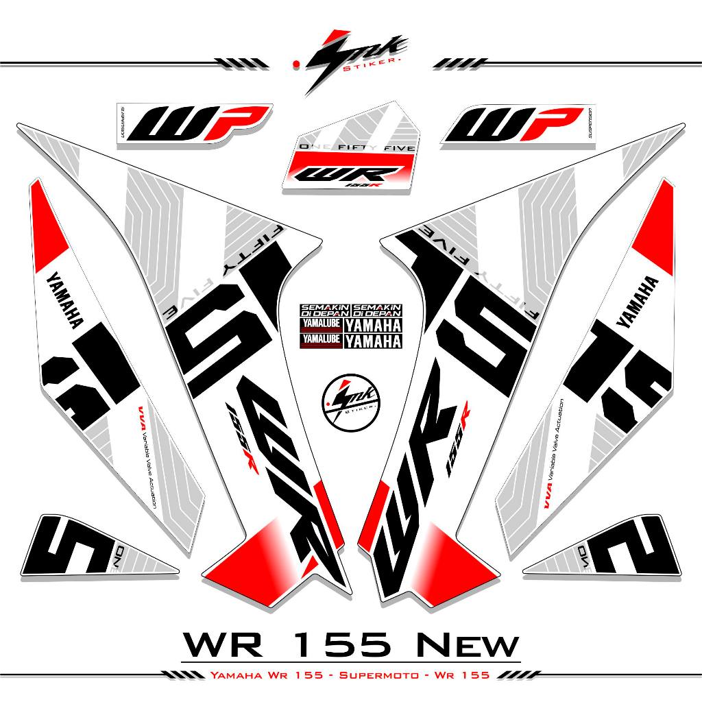 Jual Striping Yamaha WR 155 New List Body Variasi Stiker WR155 Sticker ...