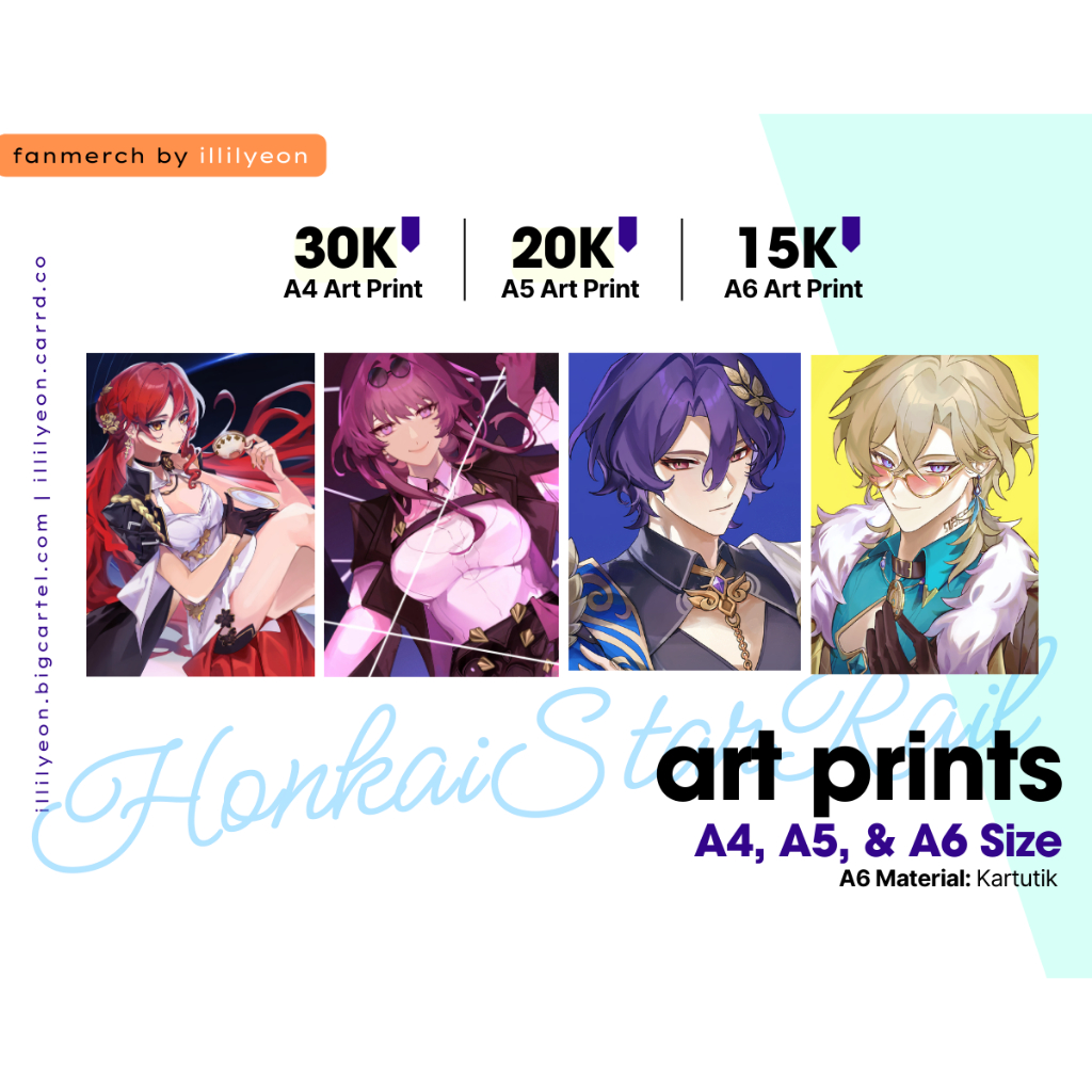 Jual Honkai Star Rail (HSR) | Art Prints | Shopee Indonesia