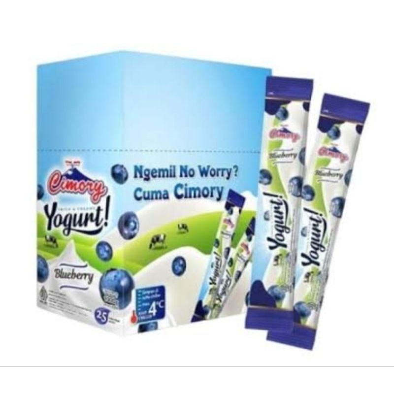 Jual CIMORY YOGURT STICK BLUEBERRY BOX (40gr x 25Pcs) | Shopee Indonesia