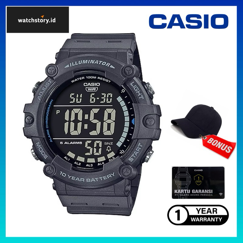 Jual Jam Tangan Digital Pria Casio AE-1500WH-8 | Shopee Indonesia