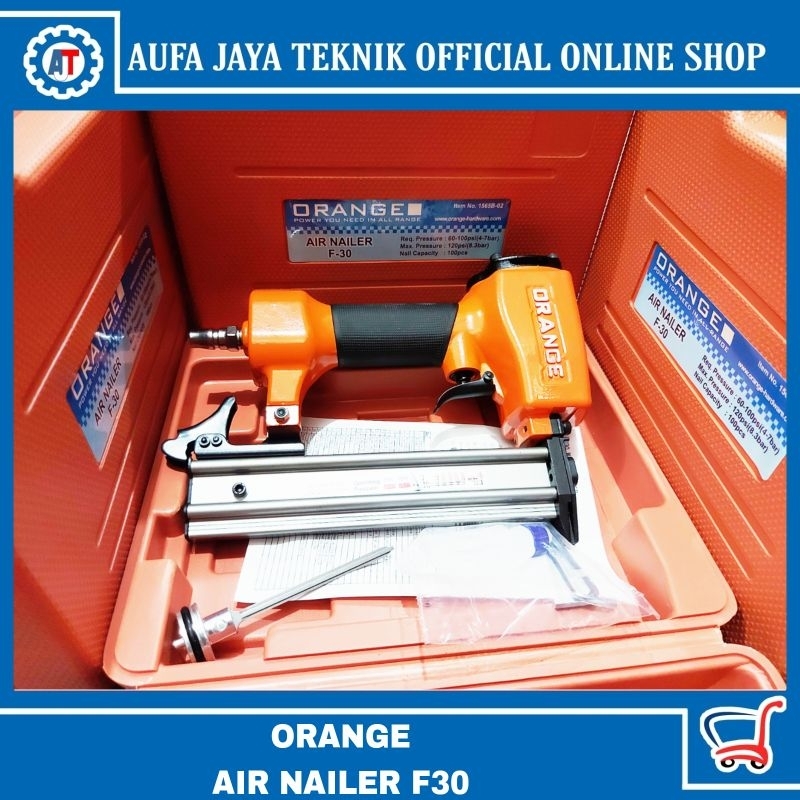 Jual orange mesin paku tembak orange F30, air nailer f30 / alat paku tembak lurus | Shopee Indonesia