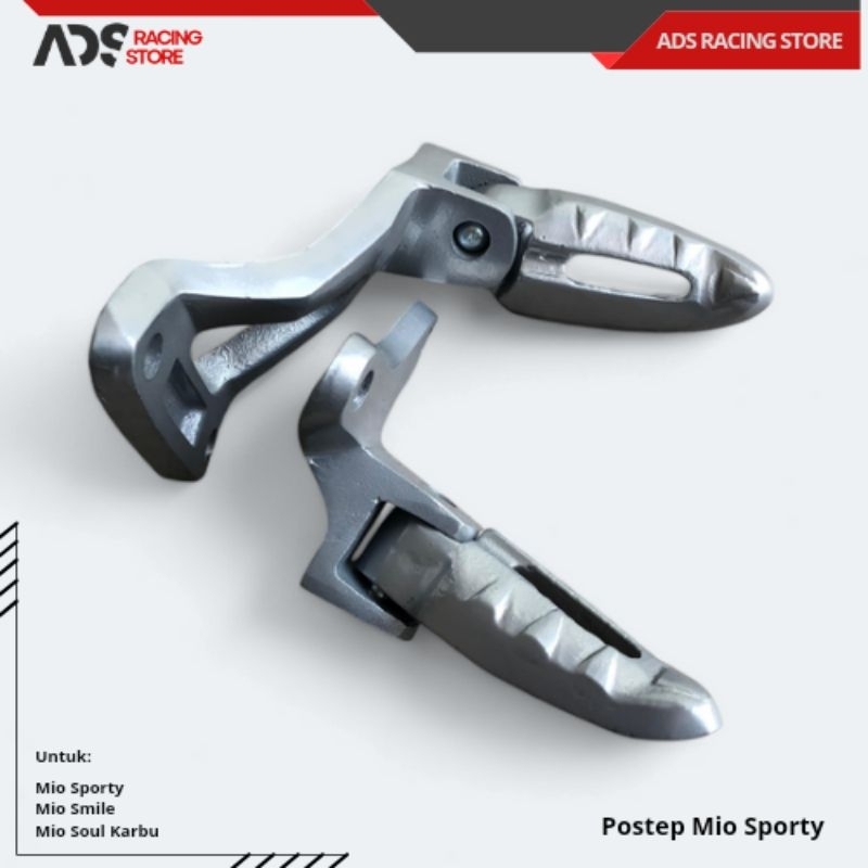 Jual Step Mio Sporty Footstep Fostep Mio Sporty (Silver, Hitam, Poles ...