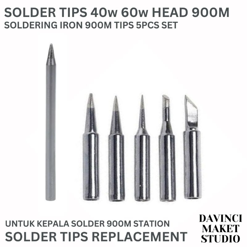 Jual Ujung Mata Soder 900m Set 20w 30w 40w 60w Goot Taffware Station Besar Kecil Pengganti Mata ...