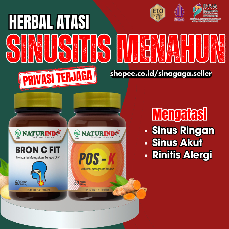 Jual Obat SINUSITIS Menahun Parah Akut Rhinitis Rinitis Alergi ...