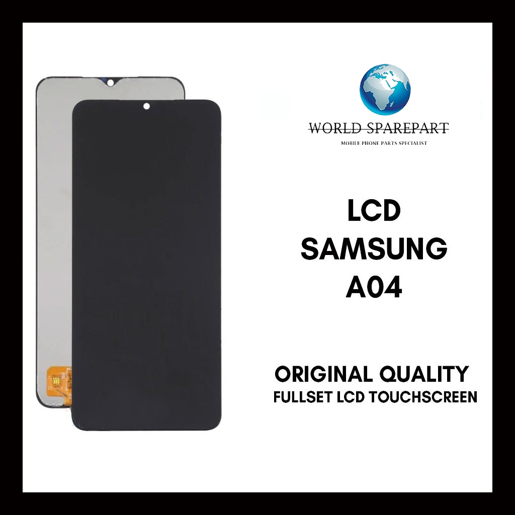 Jual Lcd samsung A04 Touchscreen ORIGINAL 100% Garansi 1 Bulan Gratis ...
