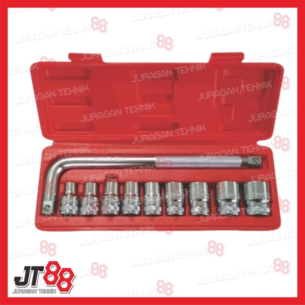 Jual Lippro 3316MB Kunci Sok Set 6PT - PVC Box Sock Socket 8-24mm BOX ...
