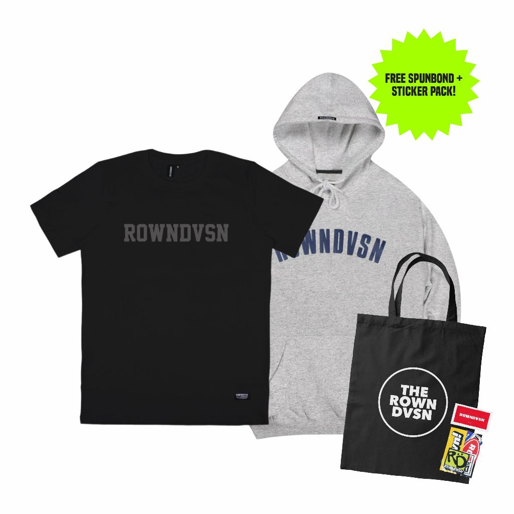 Jual Bundling Hoodie + T-Shirt 200RB [GRATIS STICKER PACK + TOTE BAG ...