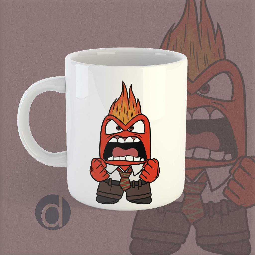 Jual Mug Gambar Karakter Anger Inside Out 2 Menyala | Shopee Indonesia