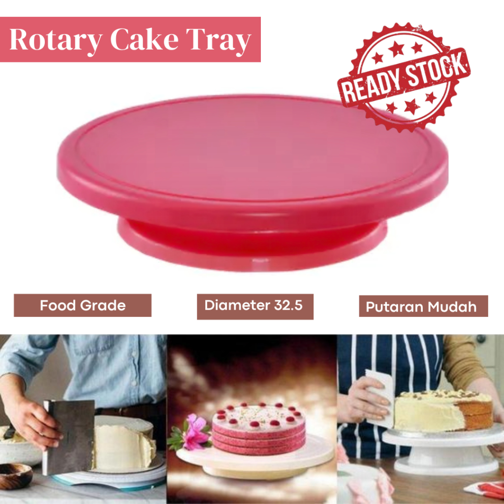 Jual COD Meja Dekorasi Kue/Meja Putar/Cake Tray MASPION/ MASPION Meja ...