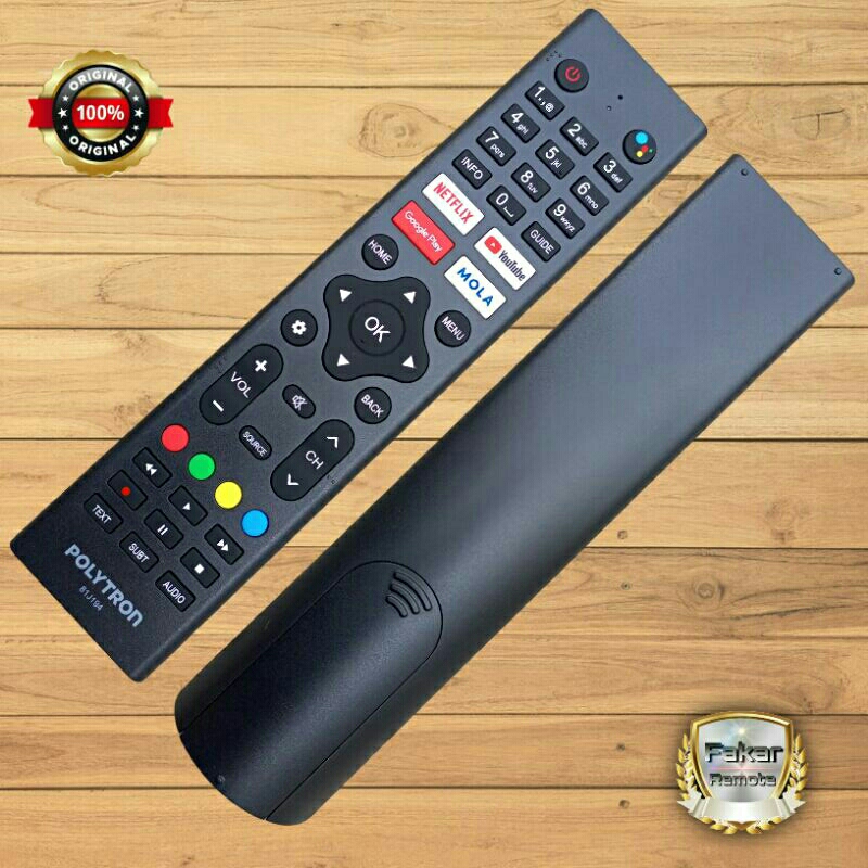 Jual Remot Remote TV LED Polytron Original Smart Android 81J194 ORI ...