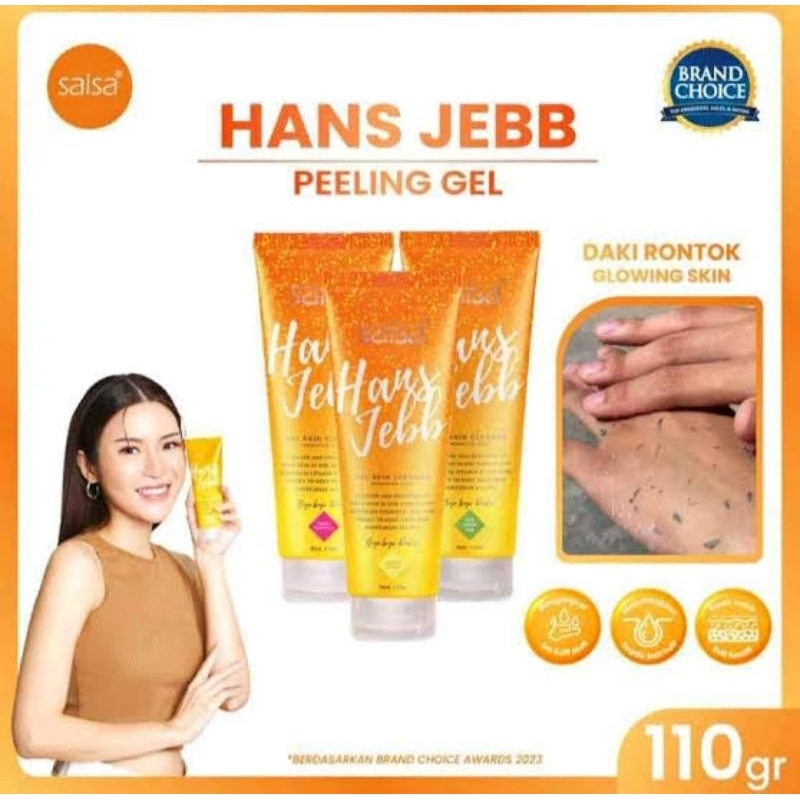 Jual [KECIL 110gr] Salsa Hans Jebb Gel Skin Cleaner | Perontok Daki | Pembersih Daki | Shopee ...