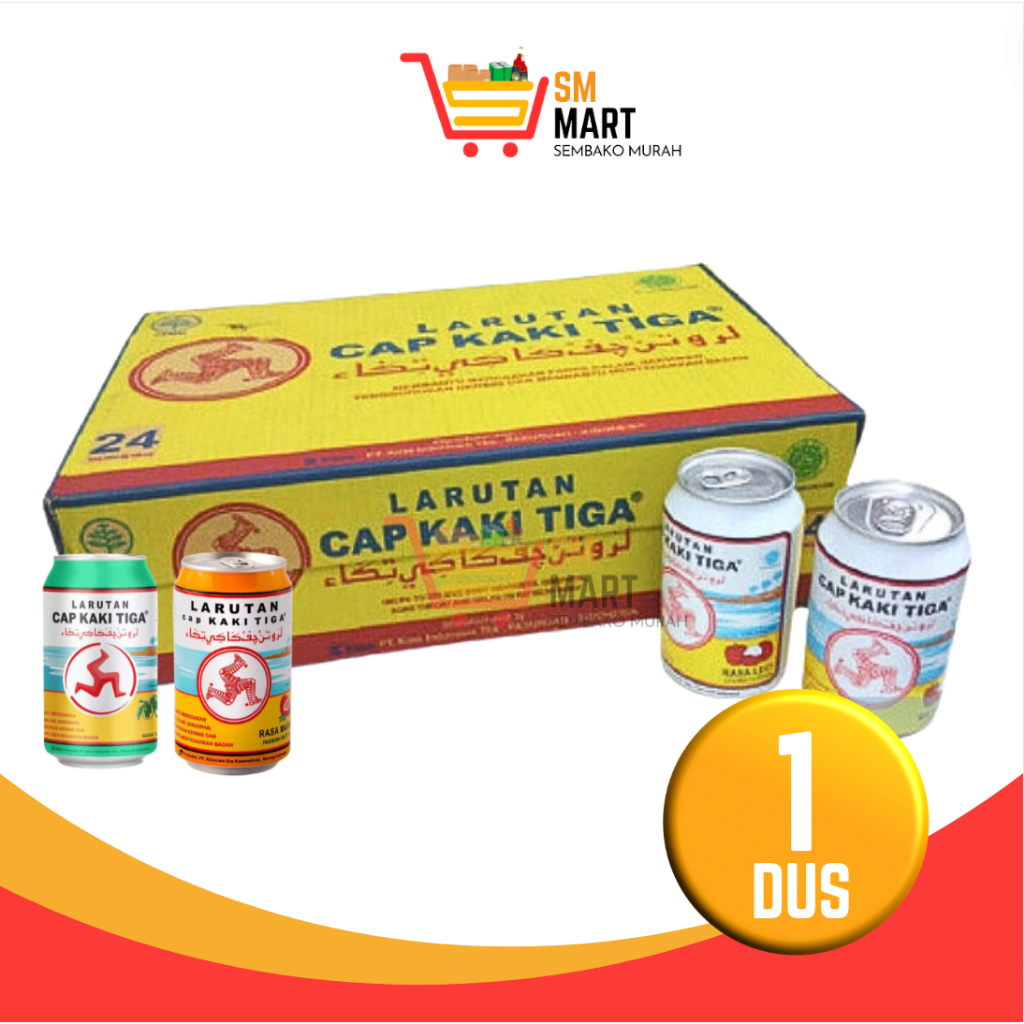 Jual [1 DUS] LARUTAN CAP KAKI TIGA ISI 24 KALENG LARUTAN JERUK LECI JAMBU KINO MURAH | Shopee ...