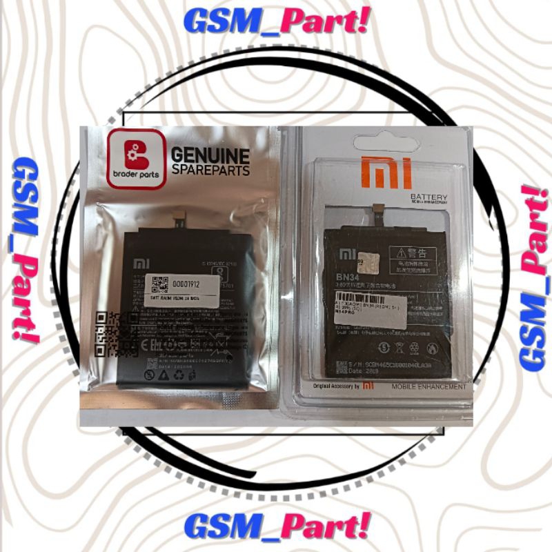 Jual BATRAI XIAOMI BN34 ( REDMI 5A ) | Shopee Indonesia