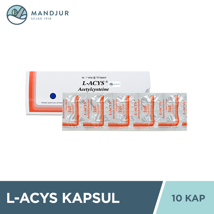 Jual L-Acys 10 Kapsul - Obat Batuk Berdahak | Shopee Indonesia