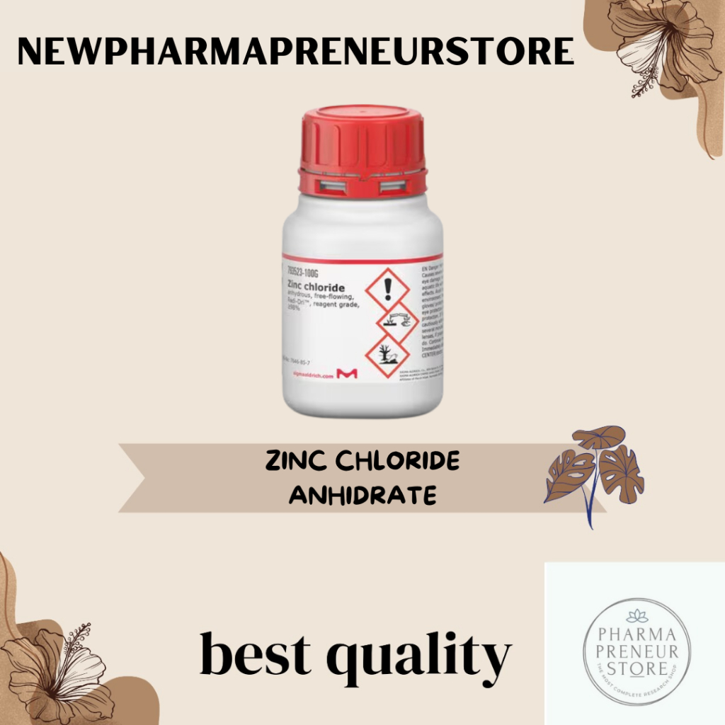 Jual ZINC CHLORIDE ANHIDRATE PRO ANALISA MERCK KEMASAN 5 DAN 10 GRAM ...