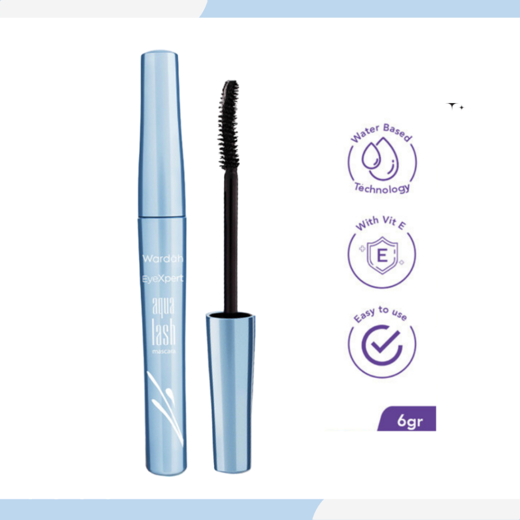 Jual Wardah Eyexpert Aqua Lash Mascara 6g | Maskara | Shopee Indonesia