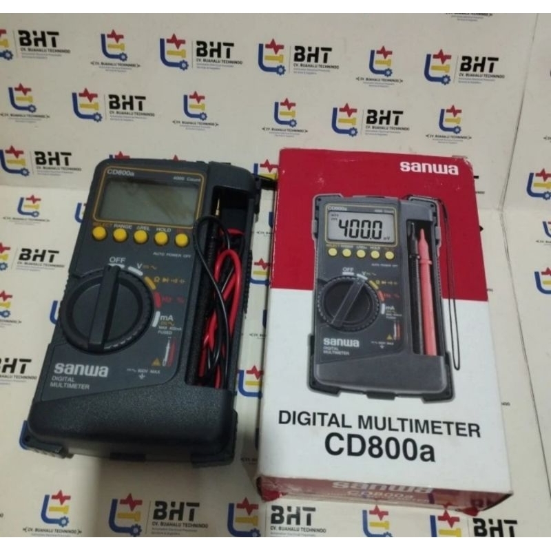 Jual Digital Multimeter Merek SANWA CD800a 100% Original | Shopee Indonesia