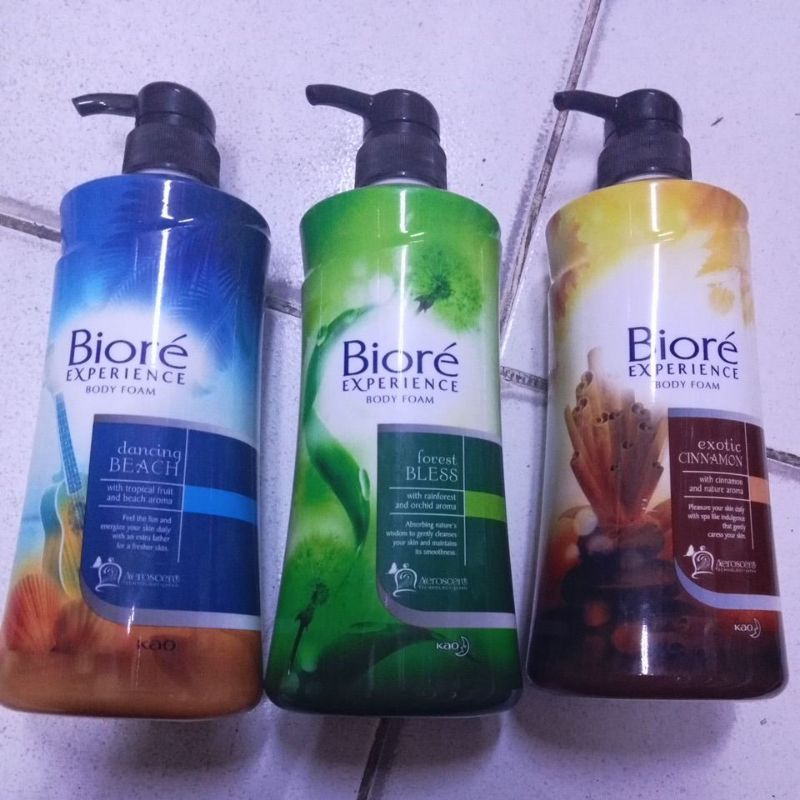 Jual Biore experience 550ml pump | Shopee Indonesia