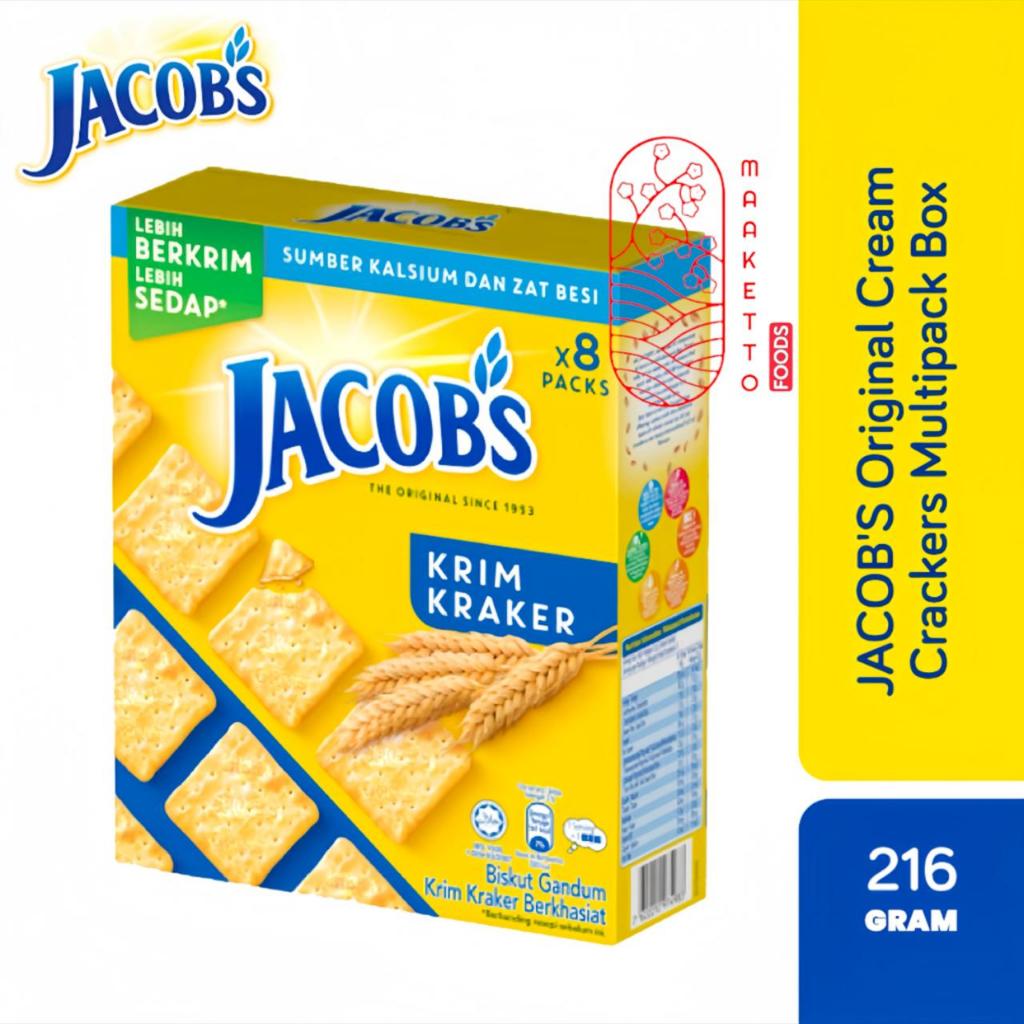 Jual Biskuit Jacobs Original Cream Crackers / Jacob's Cream Crackers ...