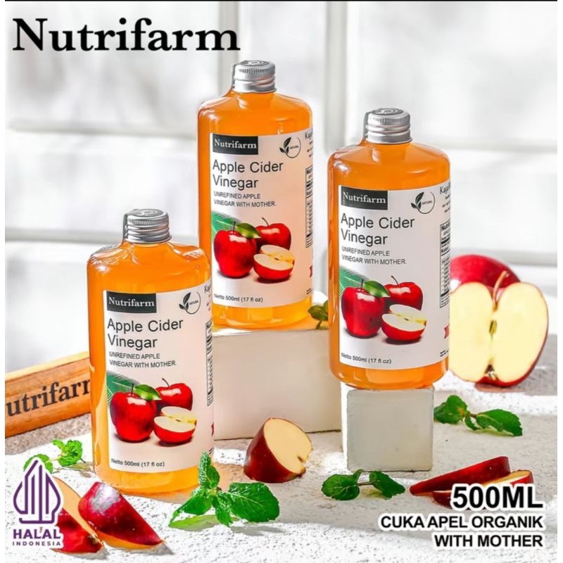 Jual Nutrifarm CUKA ORIGINAL 500 ML Organik | Shopee Indonesia