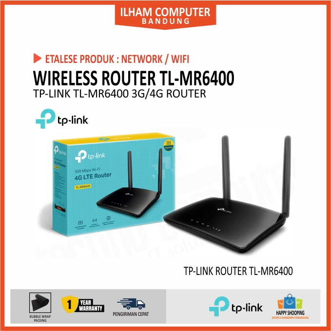 Jual Wireless Router TP-LINK TL-MR6400 3G / 4G Router | Shopee Indonesia