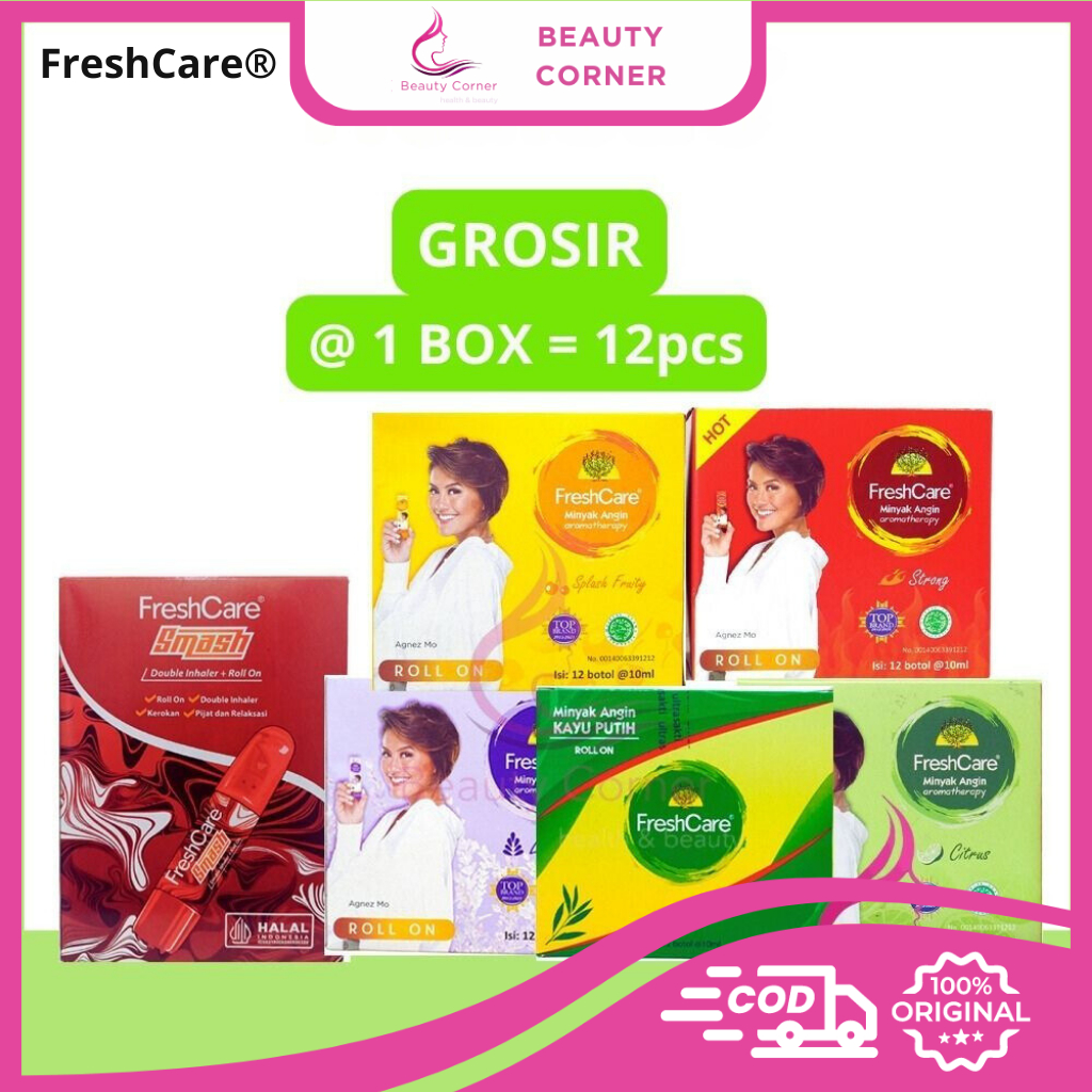 Jual Fresh Care Aromatherapy Roll On 10ml @1 Box Isi 12pcs - Minyak Angin Freshcare | Shopee ...