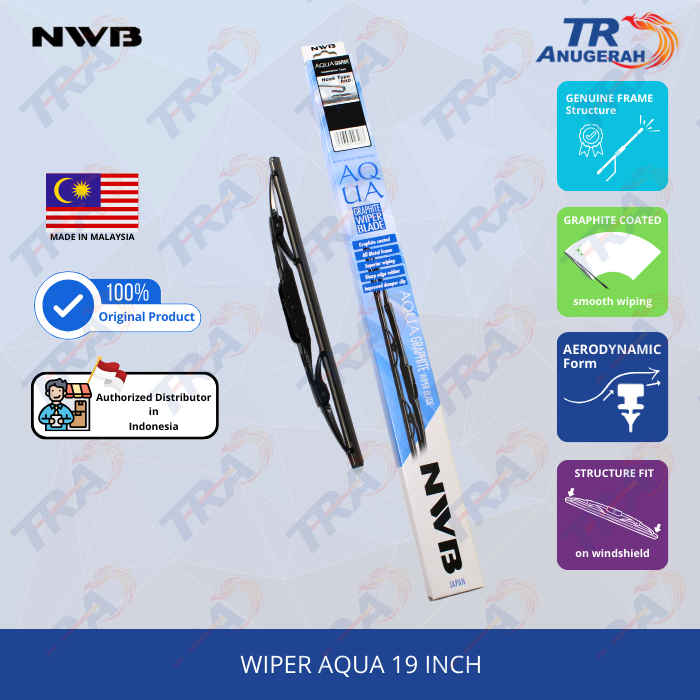 Jual Wiper Blade Depan AQUA NWB 19 inch | Shopee Indonesia