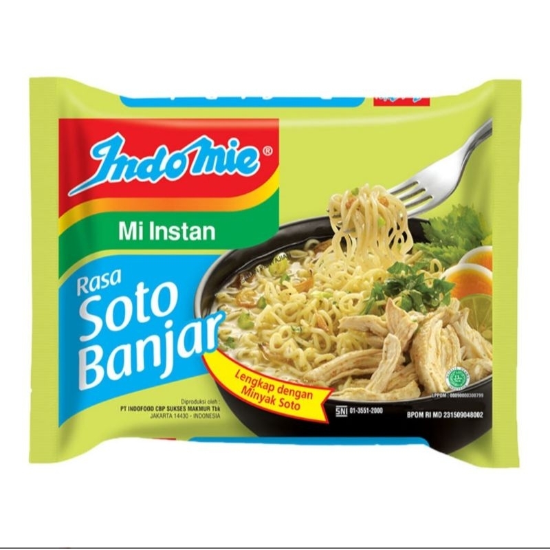 Jual Indomie Mie Instan Soto Banjar 69 g | Shopee Indonesia