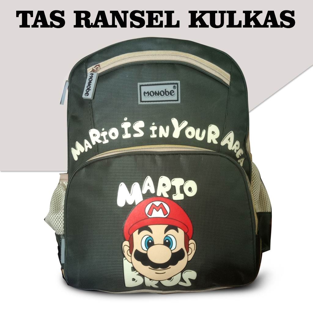 Jual Tas Ransel Sekolah Anak Laki dan Perempuan - Dengan Troli Lepas Pasang - Model Pintu Kulkas ...